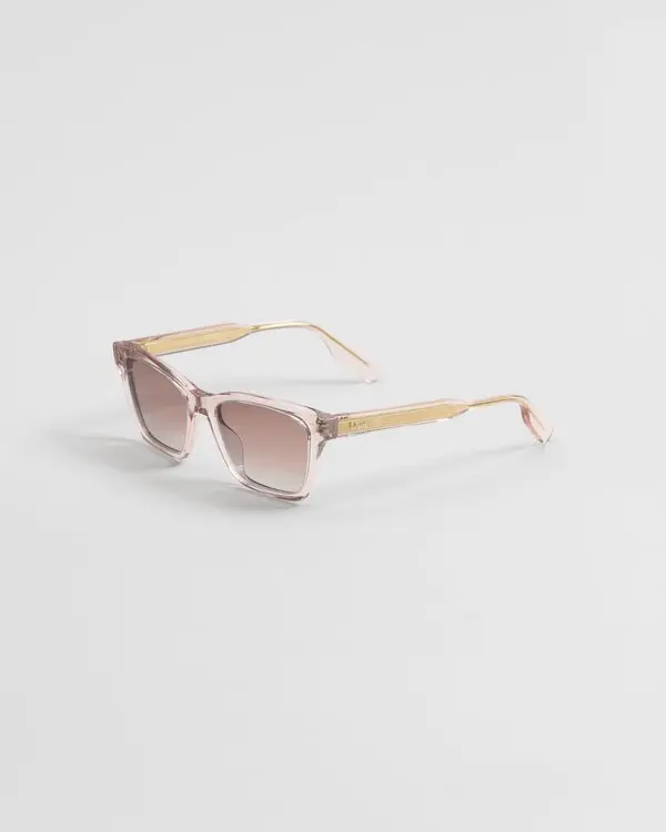 Dior Dioribbon S2i Sunglasses - Transparent Peach Rectangular Sunglasses
