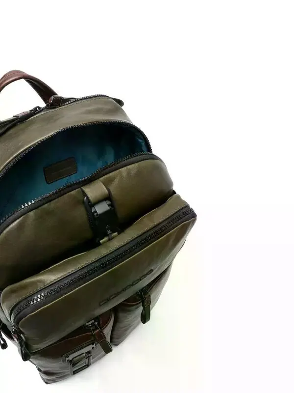 PIQUADRO Logo Plaque Backpack