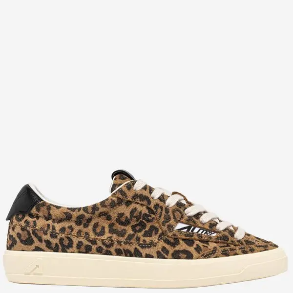 AUTRY Windscape Low Top Sneakers With Leopard Print - Multi