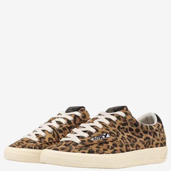 AUTRY Windscape Low Top Sneakers With Leopard Print - Multi