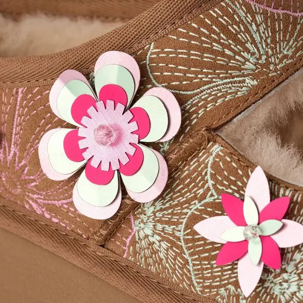 UGG Bea Mary Jane Platform Mules - Marrone