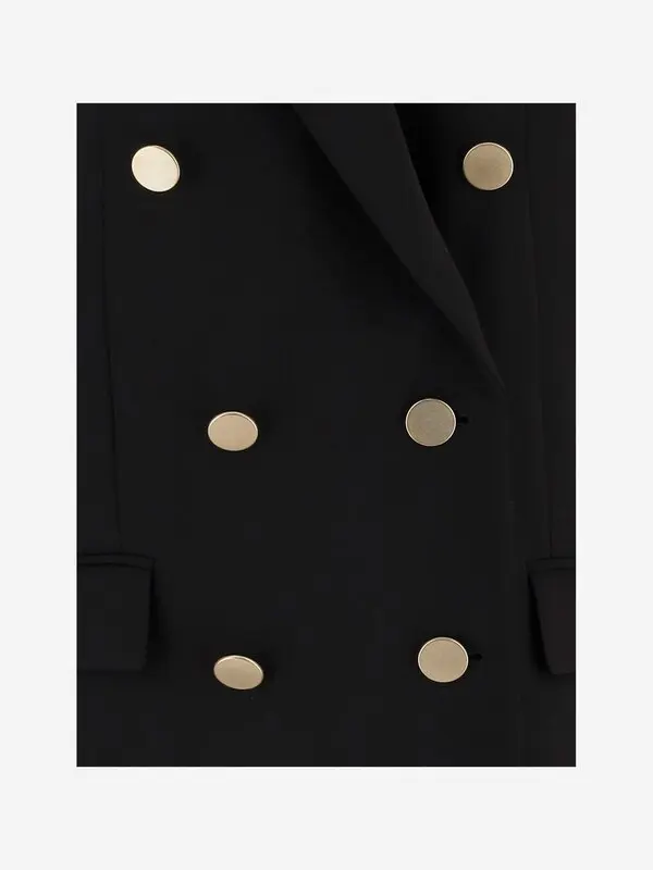 F.IT Double Breasted Stretch Nylon Jacket