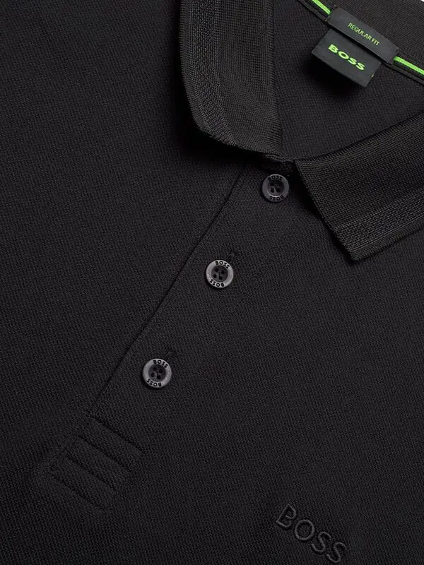 Hugo Boss Cotton Piqué Polo Shirt With Logo
