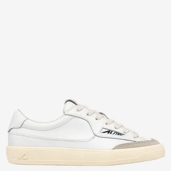 AUTRY Windscape Low Sneakers In Leather - Bianco