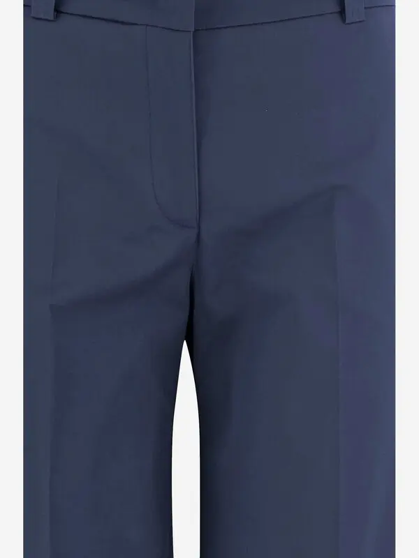 QL2 DONNA Wide Leg Stretch Cotton Pants