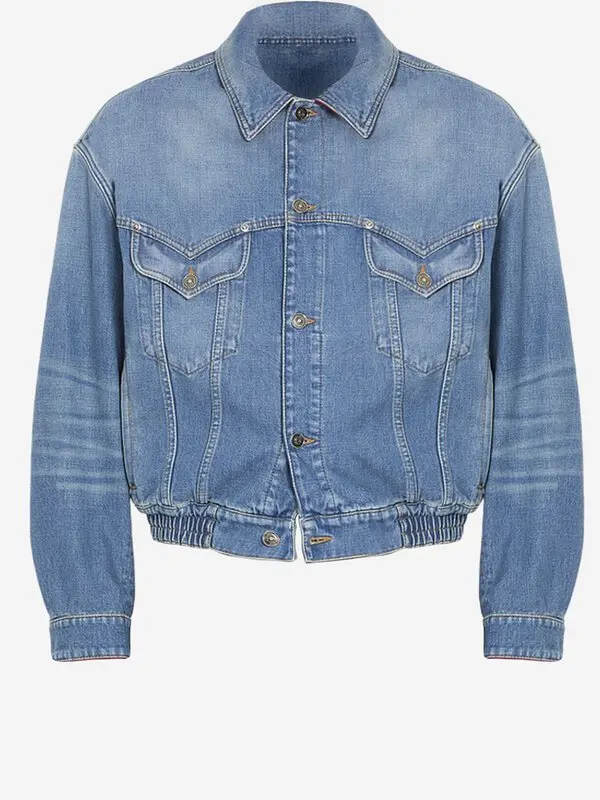 Versace Cotton Jacket - Denim