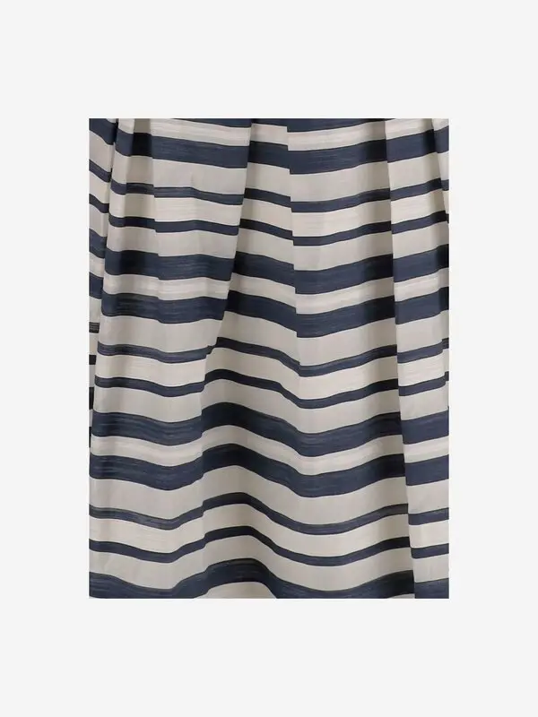 Ralph Lauren Striped Cotton Blend Dress