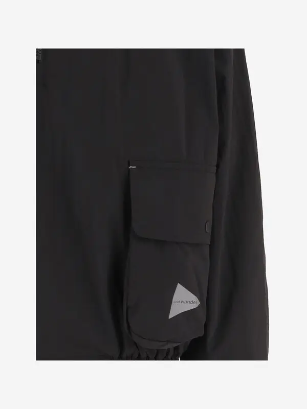 AND WANDER Nylon Jacket With Adjustable Collar