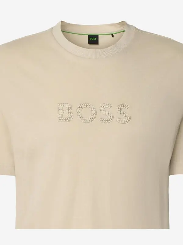 Hugo Boss Cotton T Shirt With Logo