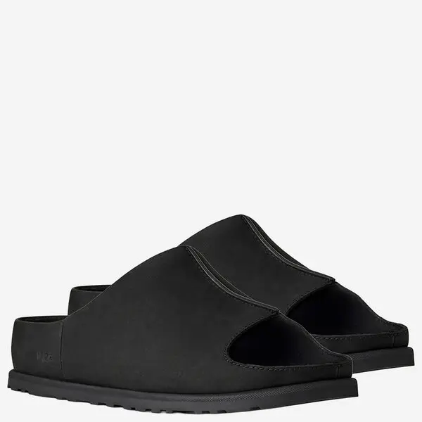 UGG Otzo Suede Sandals With Embossed Logo - Black