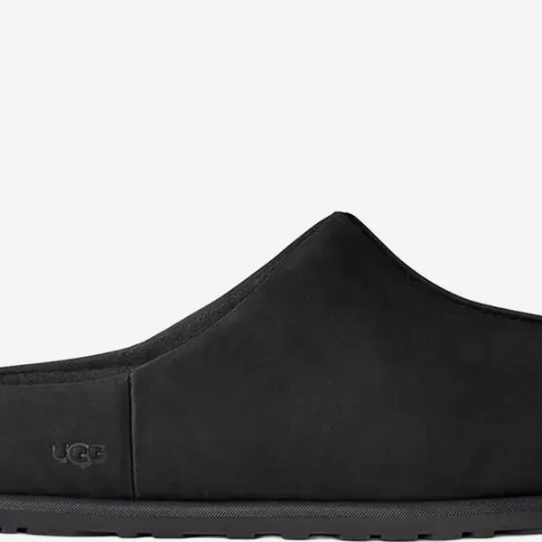 UGG Otzo Suede Sandals With Embossed Logo - Black