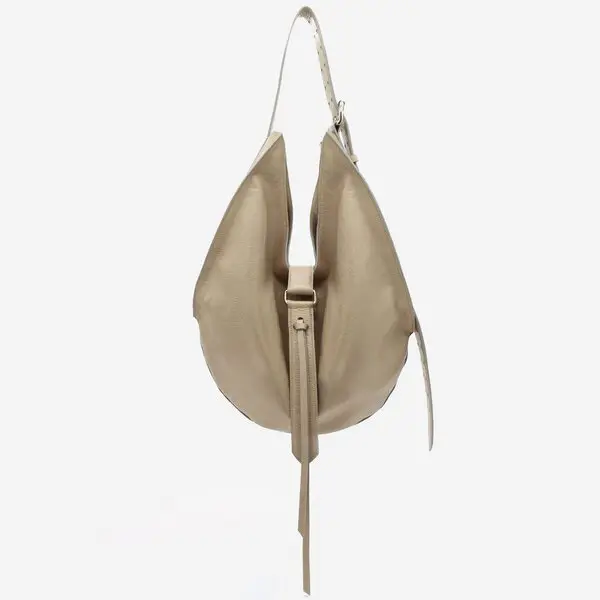 RADICA STUDIO Embossed Leather Sunset Bag - Beige