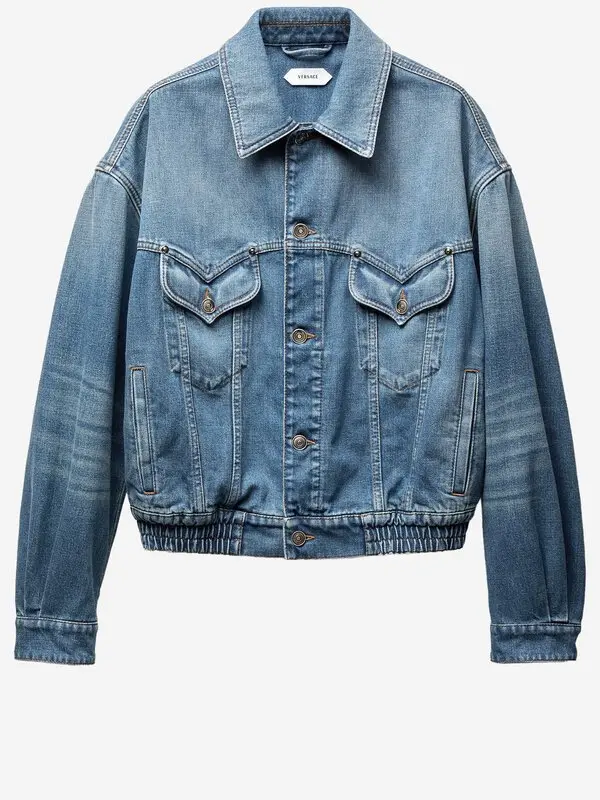 Versace Cotton Jacket - Denim
