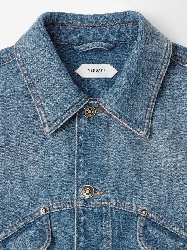 Versace Cotton Jacket - Denim