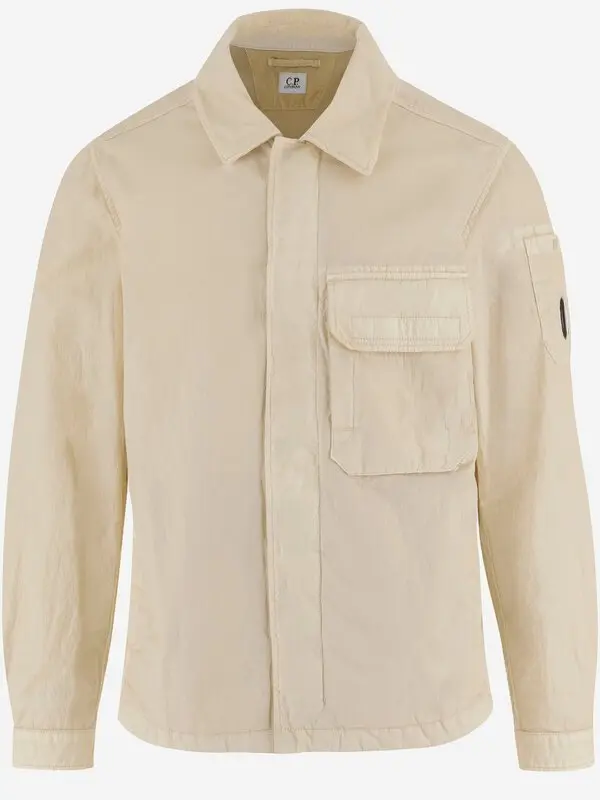 C.P. COMPANY Technical Cotton Blend Shirt
