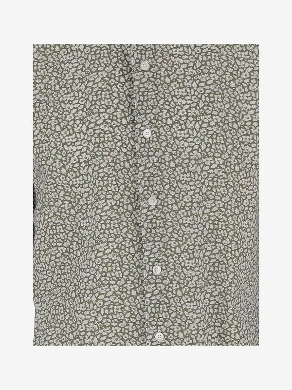 ALESSANDRO GHERARDI Linen Shirt With Floral Print