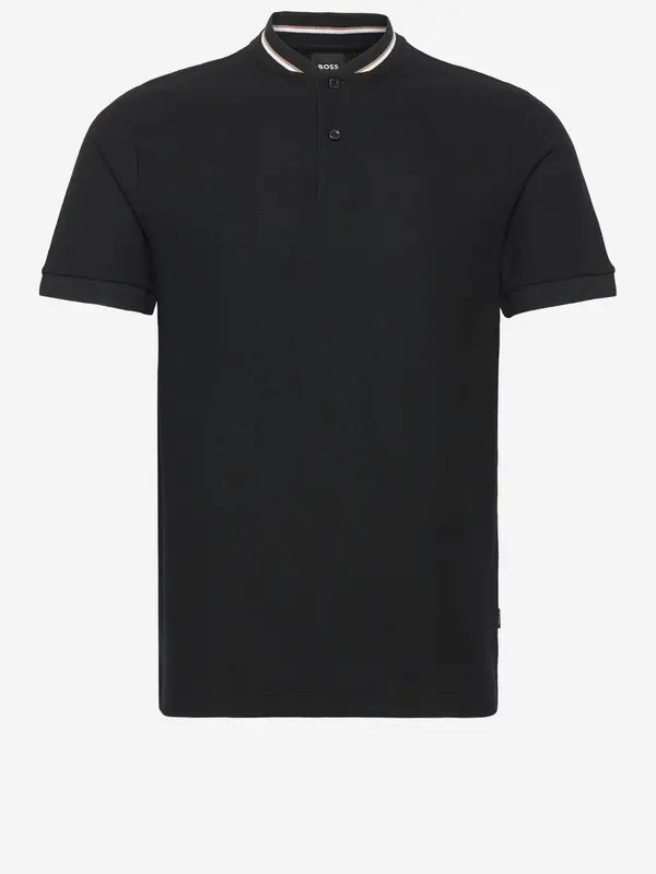 Hugo Boss Cotton Polo Shirt - Black