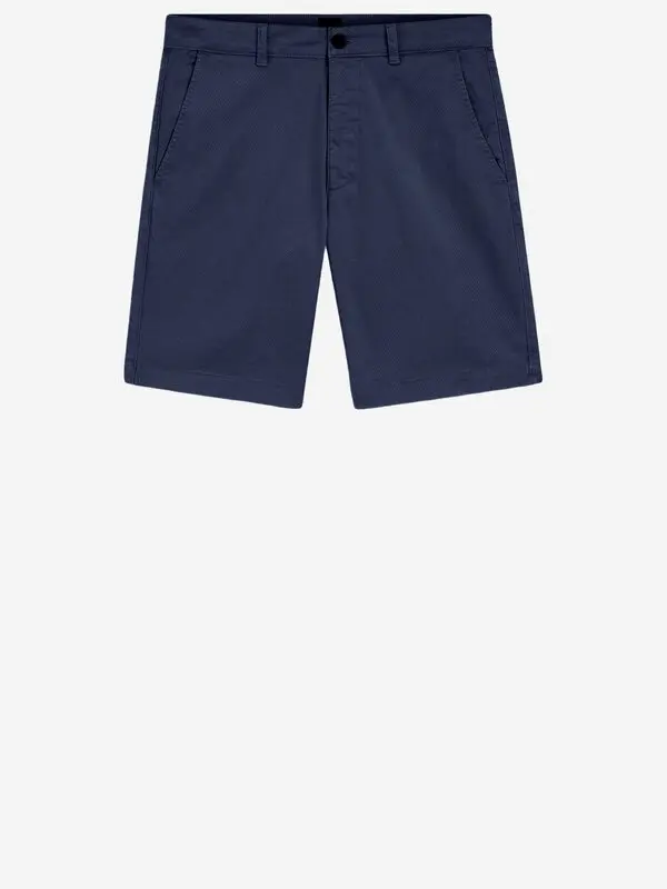 Hugo Boss Stretch Cotton Shorts - Navy