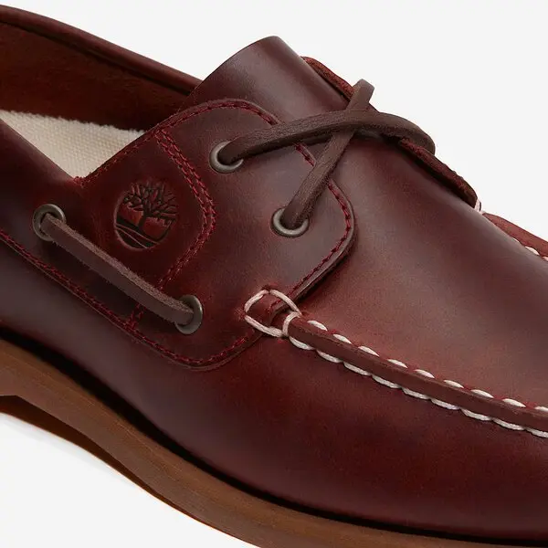 Timberland Classic Leather Boat Loafers - Bordeaux