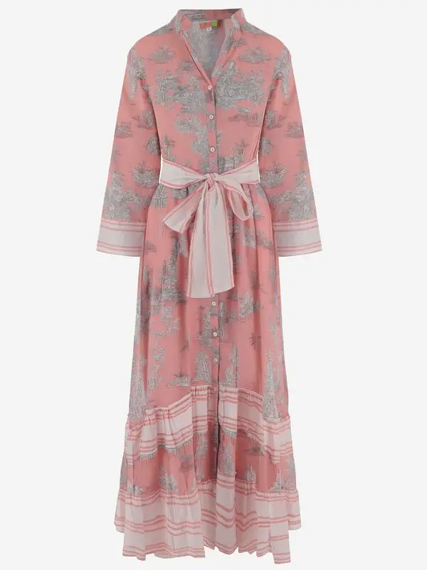 PEP'S CANNES Floral Print Cotton Dress
