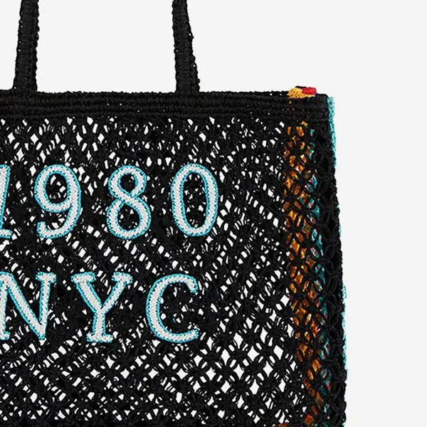 WILD Ulyss Raffia Shopping Bag