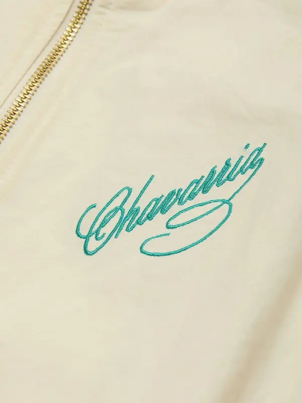 WILLY CHAVARRIA Viscose Blend Jacket With Front Embroidery - Beige