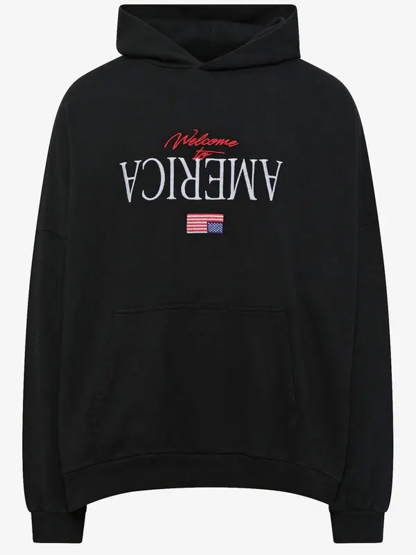 WILLY CHAVARRIA Cotton Sweatshirt With Front Embroidery