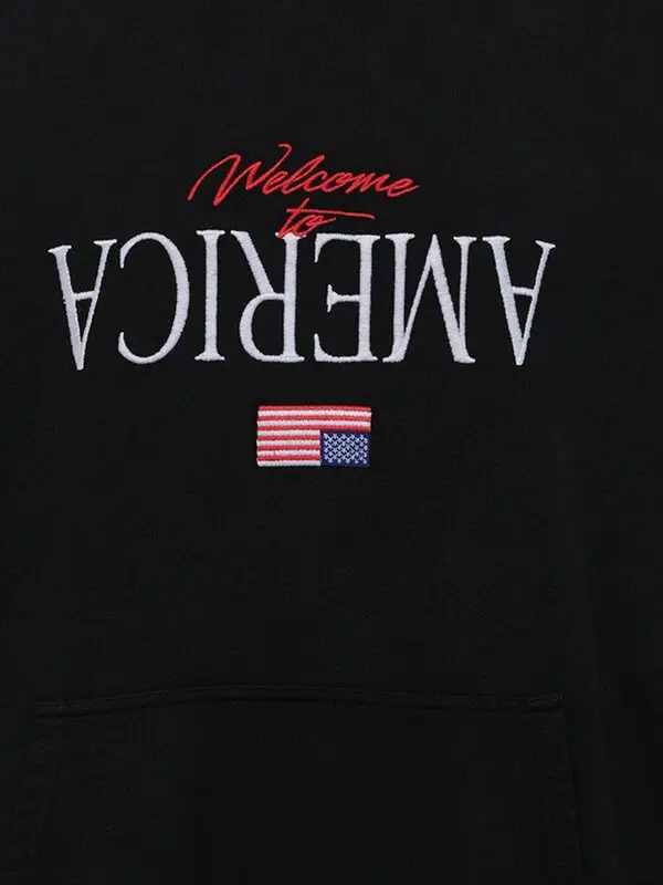 WILLY CHAVARRIA Cotton Sweatshirt With Front Embroidery