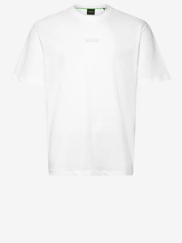 Hugo Boss Cotton T Shirt With Logo