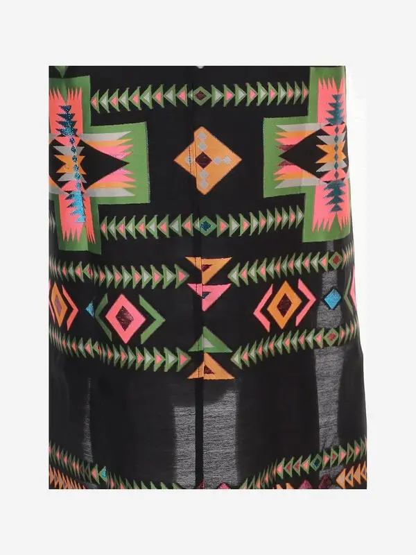 NEMA Geometric Pattern Long Dress