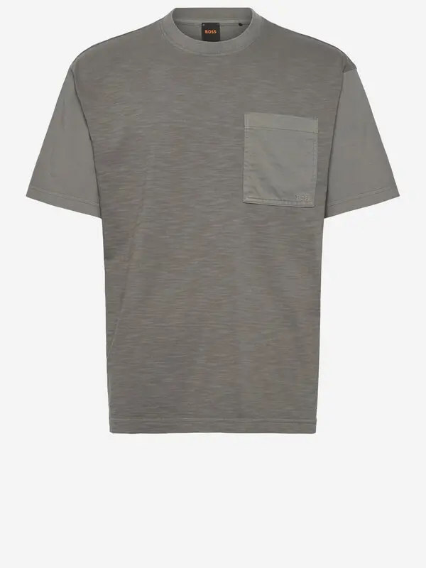 Hugo Boss Cotton T Shirt - Grey