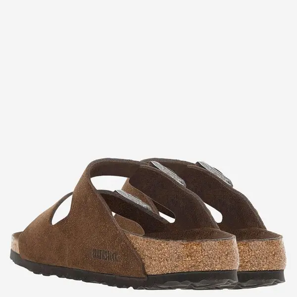 BIRKENSTOCK Arizona Suede Sandals - Brown