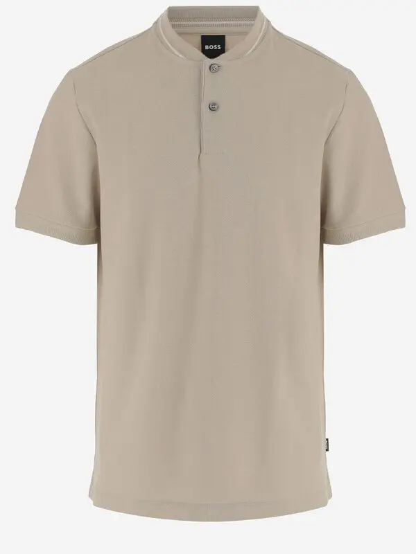 Hugo Boss Cotton Polo Shirt - Beige