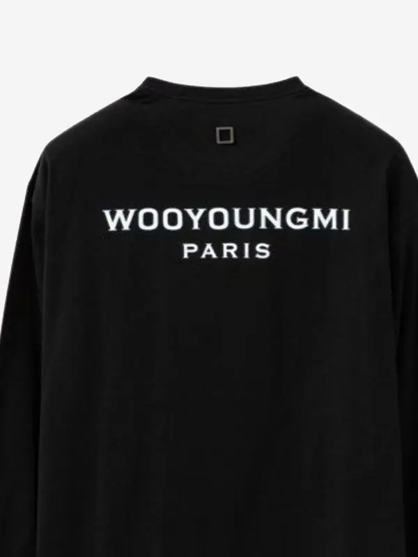 WOOYOUNGMI Cotton Sweater With Logo Detail