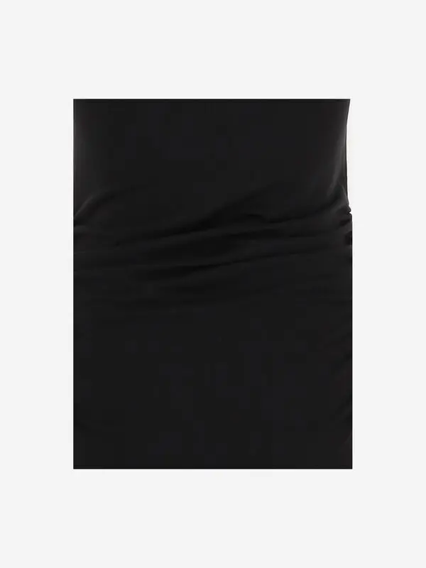 Jacquemus Cotton Top With Decorative Trim And Half-button Front - Black