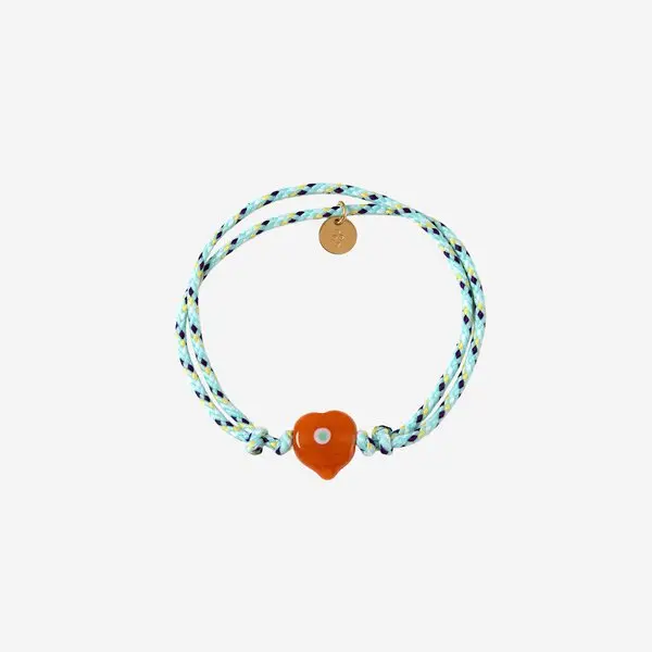 SORBET ISLAND Guardian Bracelet With Glass Bead - Red