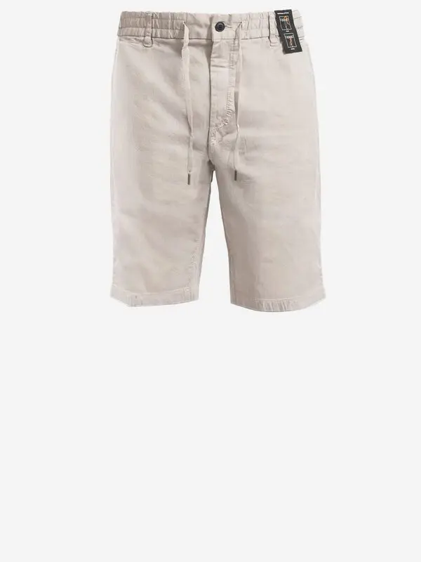 Hugo Boss Stretch Cotton Pants - Beige