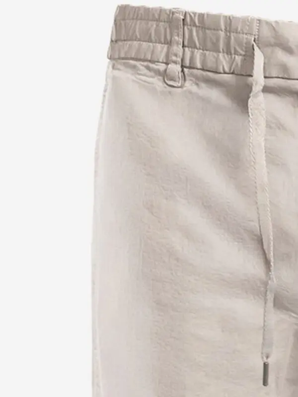 Hugo Boss Stretch Cotton Pants - Beige