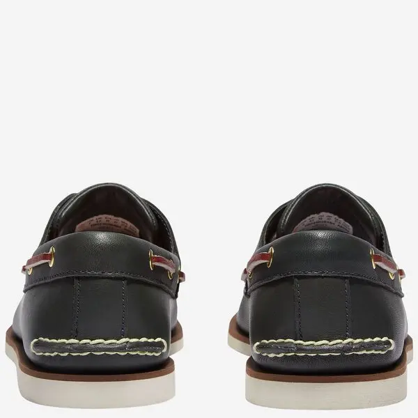 Timberland Classic Leather Boat Loafers - Navy
