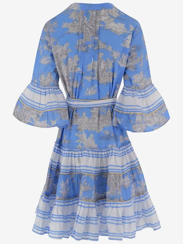 PEP'S CANNES Floral Print Cotton Dress