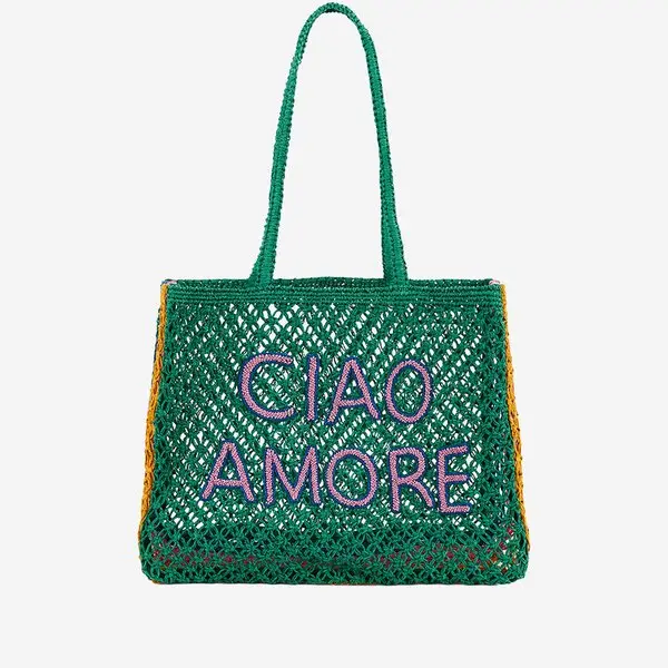 WILD Ulyss Raffia Shopping Bag