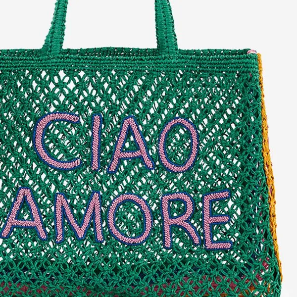 WILD Ulyss Raffia Shopping Bag
