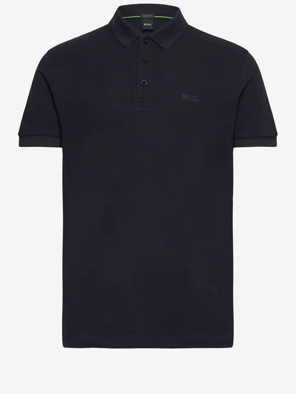 Hugo Boss Cotton Piqué Polo Shirt With Logo