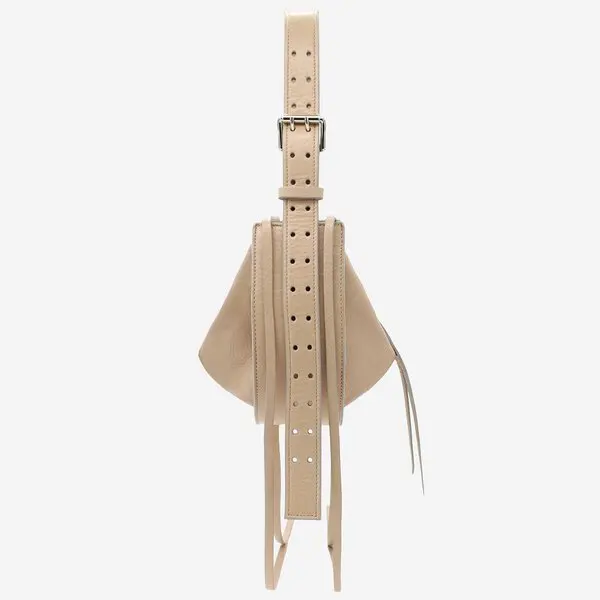 RADICA STUDIO Hammock Style Bag With Textured Leather Fringe