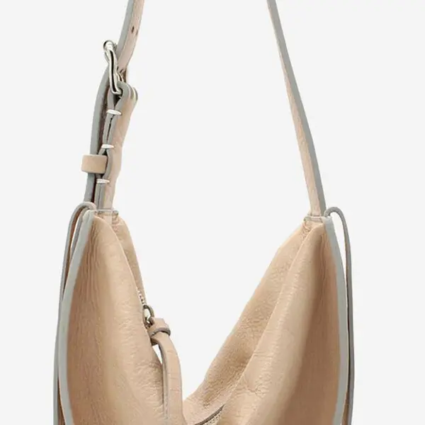 RADICA STUDIO Hammock Style Bag With Textured Leather Fringe