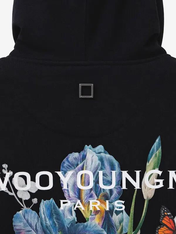 WOOYOUNGMI Cotton Hoodie - Black
