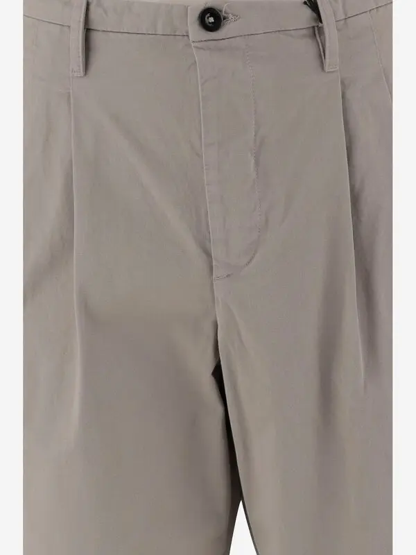 C.P. COMPANY Loose Fit Cotton Gabardine Pants