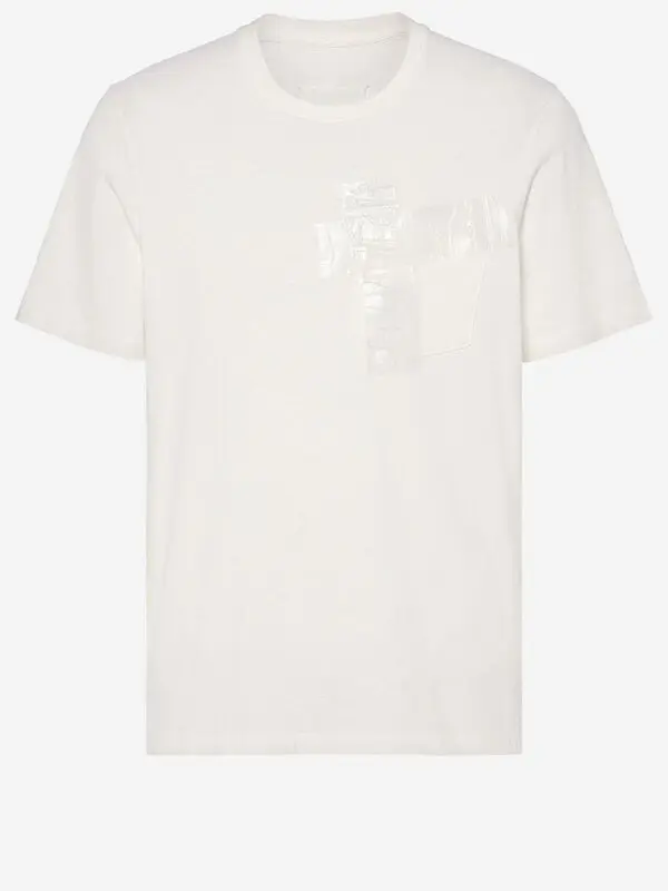 MAISON MARGIELA Cotton T Shirt With Adhesive Strip