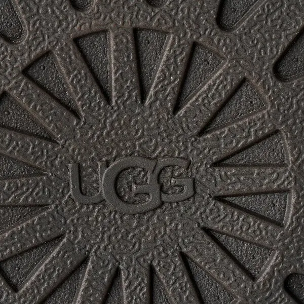 UGG Embossed Animal Print Leather Sandals