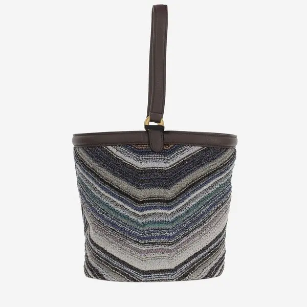 Missoni Multicolor Geometric Shoulder Bag - Red